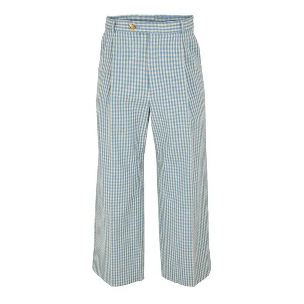 Gucci Plaid Straight-leg Trousers