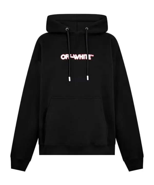 Off-White Hooded Sweatshirt - Black