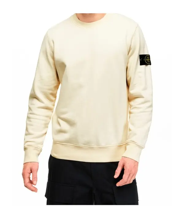 Stone Island Logo Crew Neck Sweatshirt