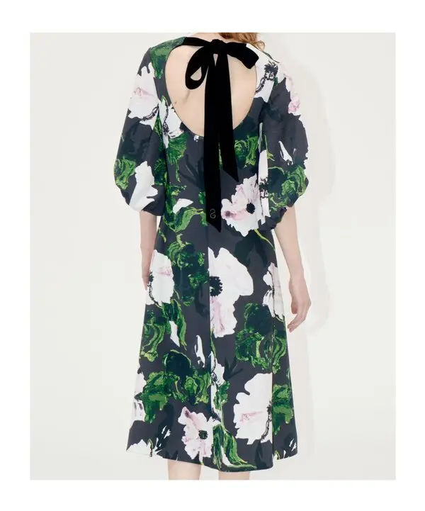 Stine Goya Floral Print Midi Dress