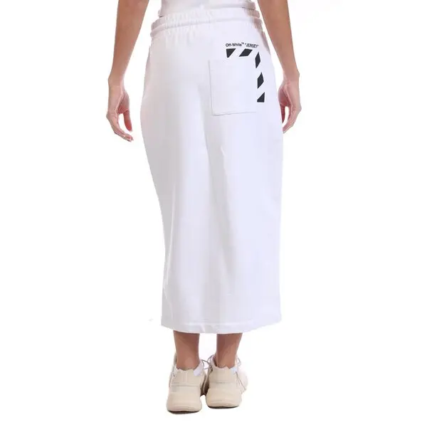Off-White Diagonal Pocket Sweat Skirt