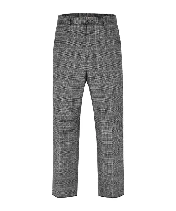 Gucci Straight-cut Plaid Trousers