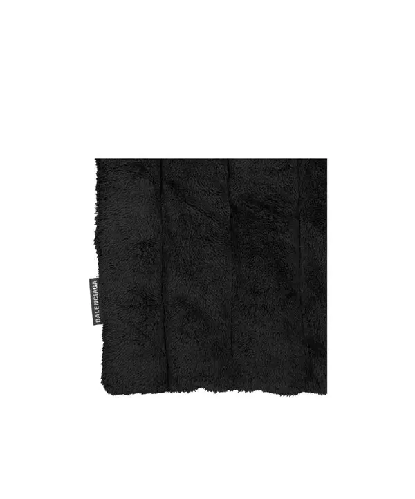 Balenciaga Plush Vertical Stripe Scarf