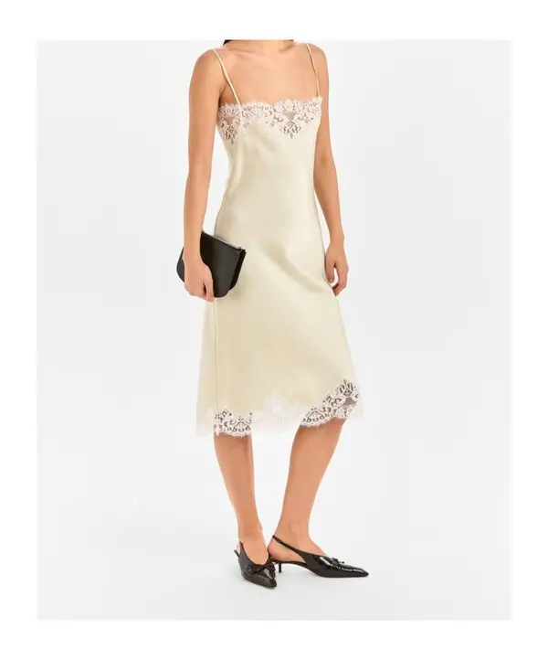 Stella McCartney Lace Trimmed Slip Dress