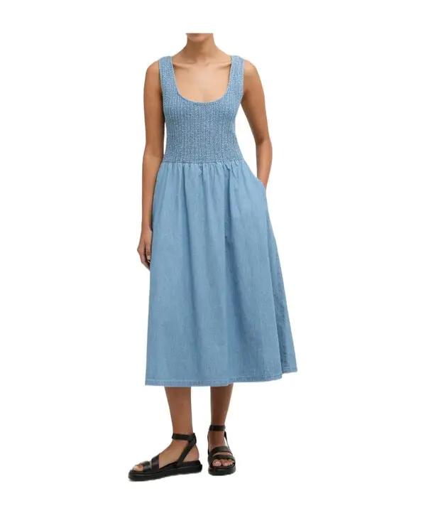 Barbour A-line Midi Dress