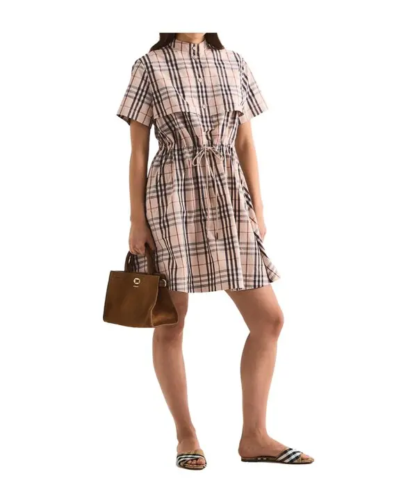 Burberry Check Shirt Dress