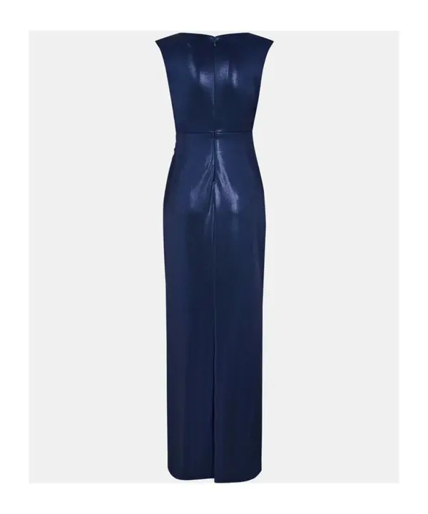 Ralph Lauren Sleeveless Evening Gown With Side Slit