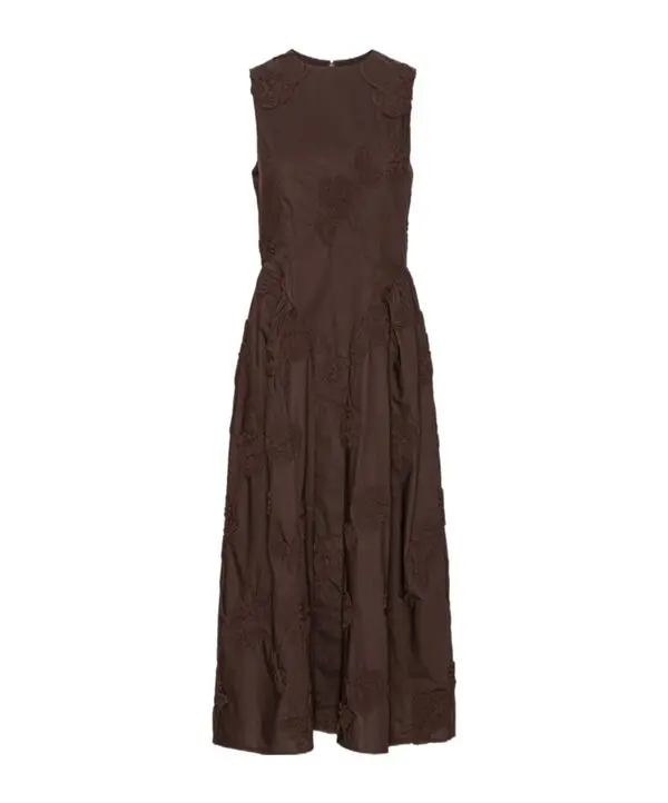 ROTATE BY BIRGER CHRISTENSEN Lori Floral A-line Dress - Green
