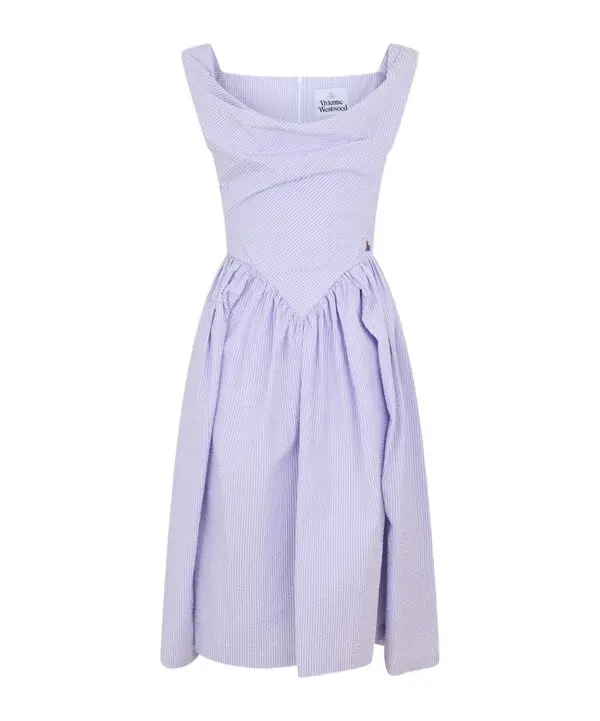 VIVIENNE WESTWOOD Sleeveless Draped Pleated Dress