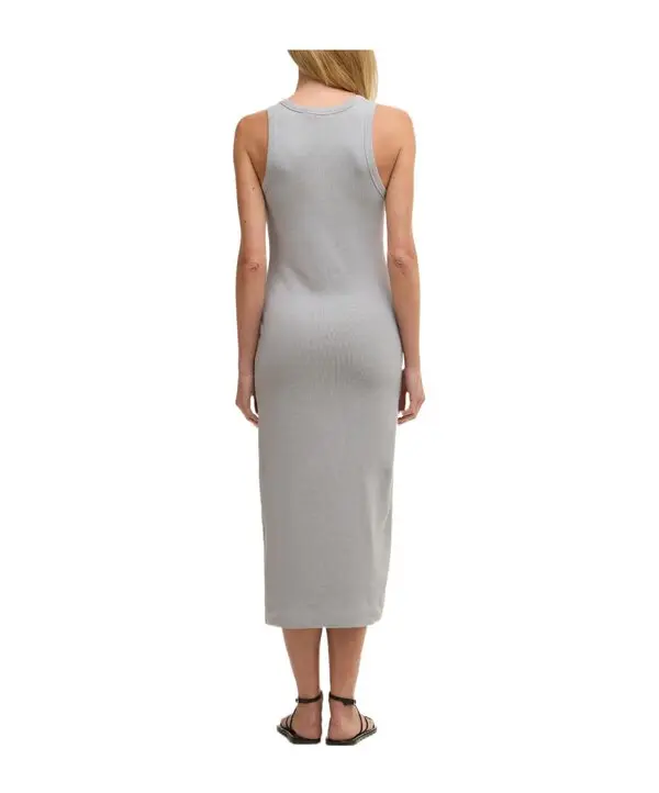 Barbour International Chicago Ribbed Bodycon Maxi Dress - Gray