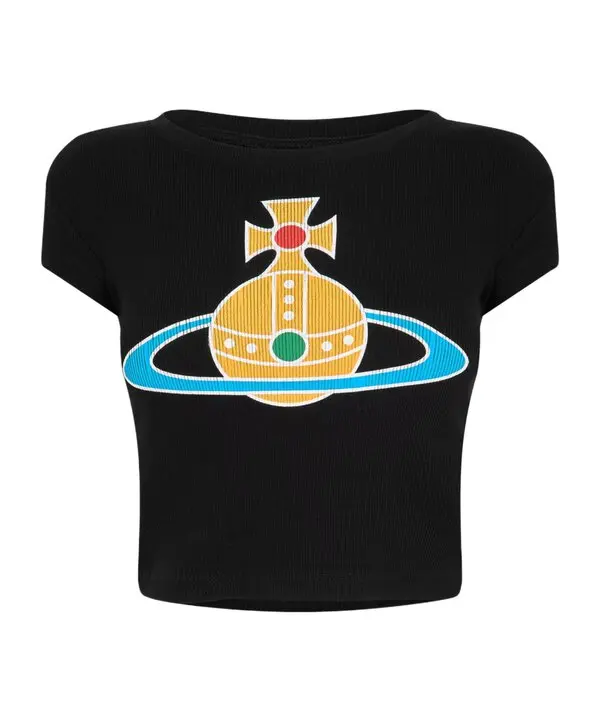 VIVIENNE WESTWOOD Viv Os Baby Tee - Black