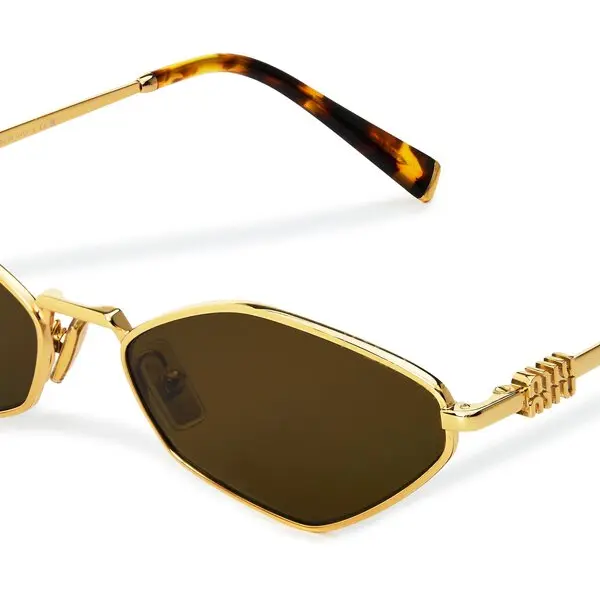 Miu Miu Hexagonal Frame Sunglasses