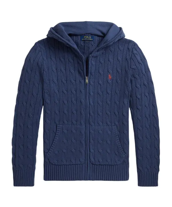 Polo Ralph Lauren Cable Knit Full Zip Hoodie