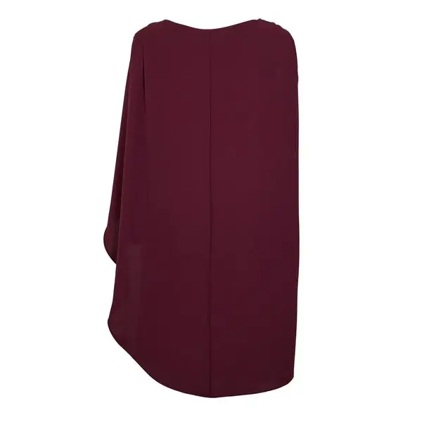 Ralph Lauren One-shoulder Pleated Mini Dress