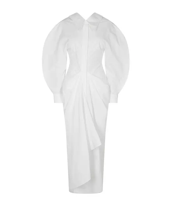 Givenchy Maxi Shirt Dress - White