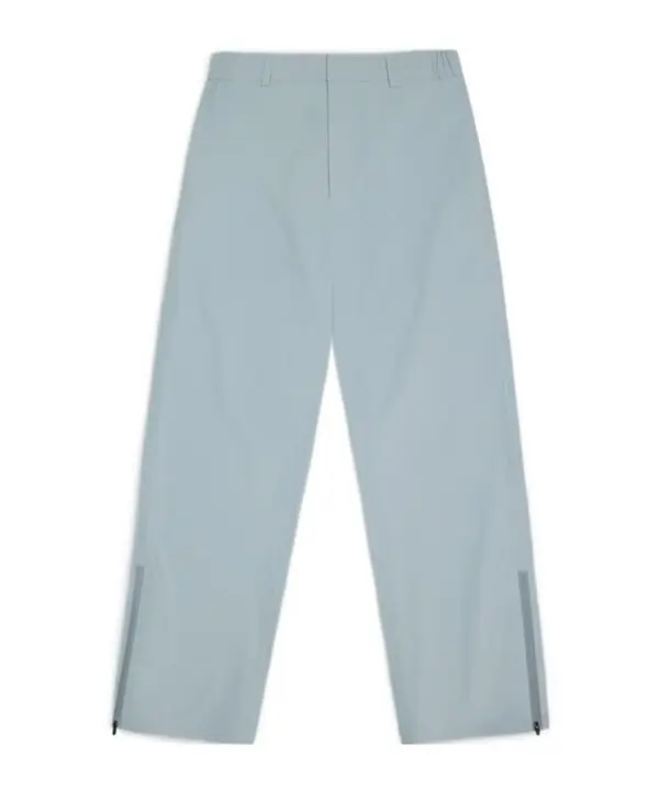 Rains Waterproof Casual Pants With Zippered Details - Gray