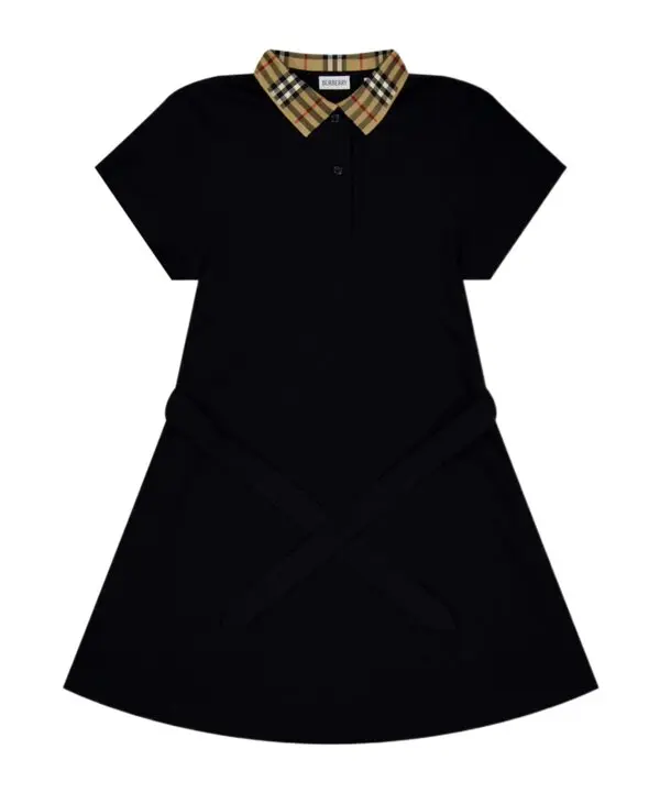 Burberry Polo Collar Dress - Black