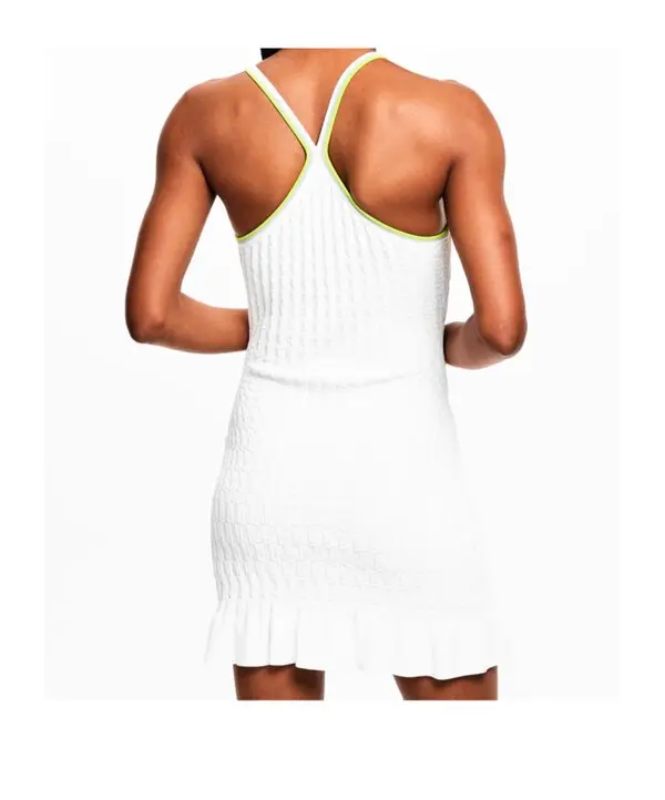 Casablanca Tennis Dress With Lace Hem