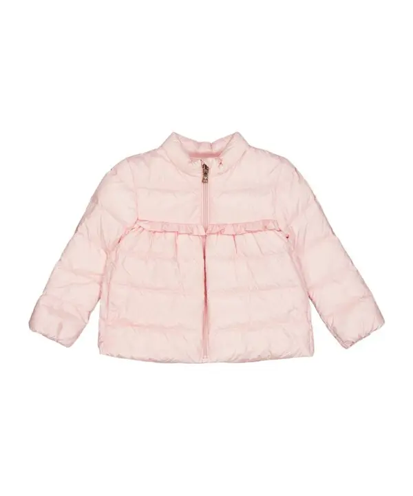 Moncler Quilted Ruffle Down Jacket