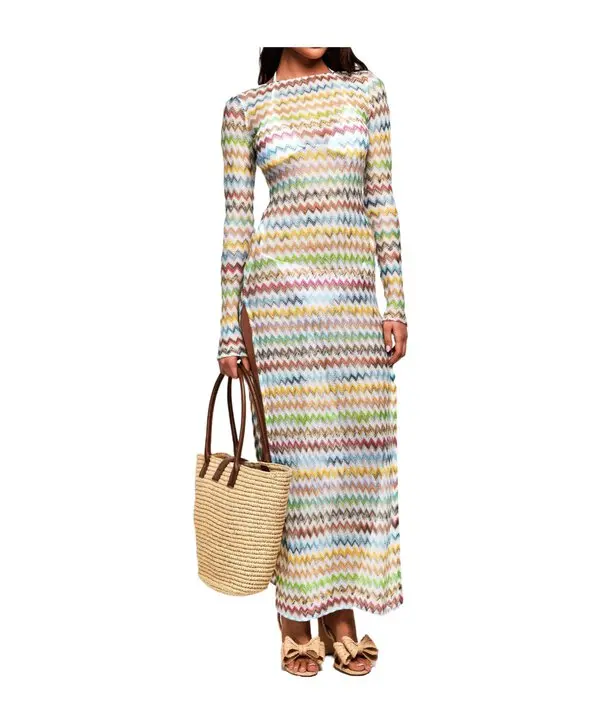 Missoni Long Sleeve Maxi Dress
