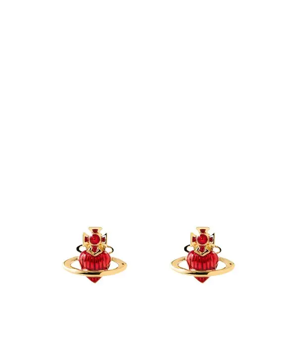 VIVIENNE WESTWOOD Fabianna Stud Earrings - Red