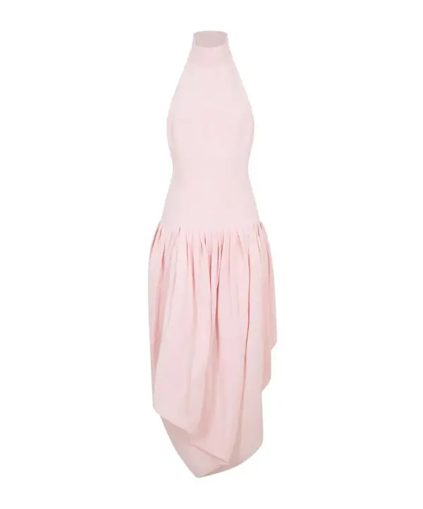 Magda Butrym Sleeveless High-neck Maxi Dress