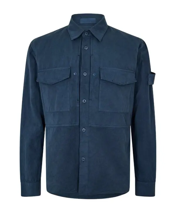 Stone Island Logo-stamped Casual Jacket