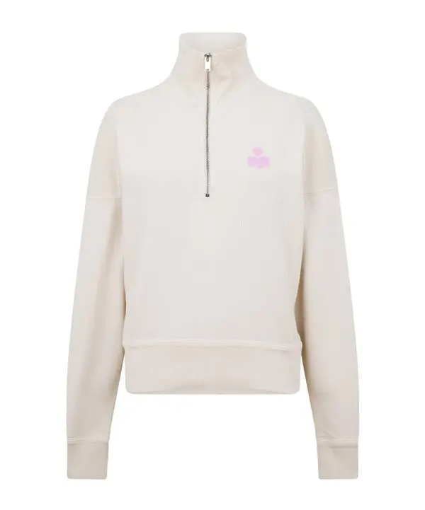 Isabel Marant Étoile Ross" Logo Sweatshirt - White