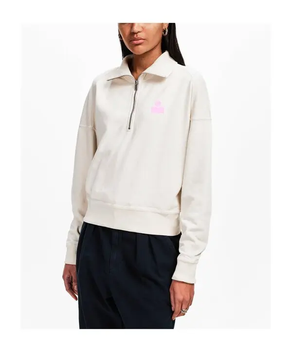 Isabel Marant Étoile Ross" Logo Sweatshirt - White