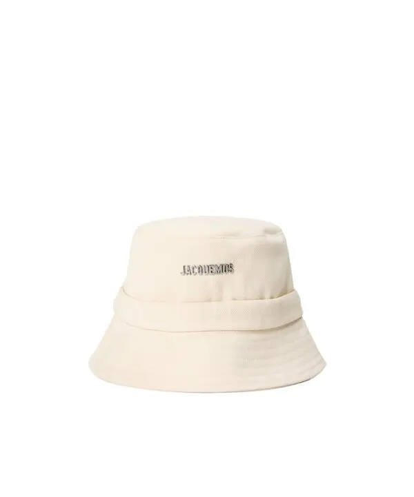 Jacquemus Le Bob Gadjo Brand-plaque Cotton Bucket Hat