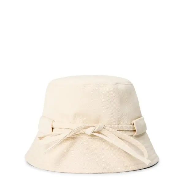 Jacquemus Le Bob Gadjo Brand-plaque Cotton Bucket Hat