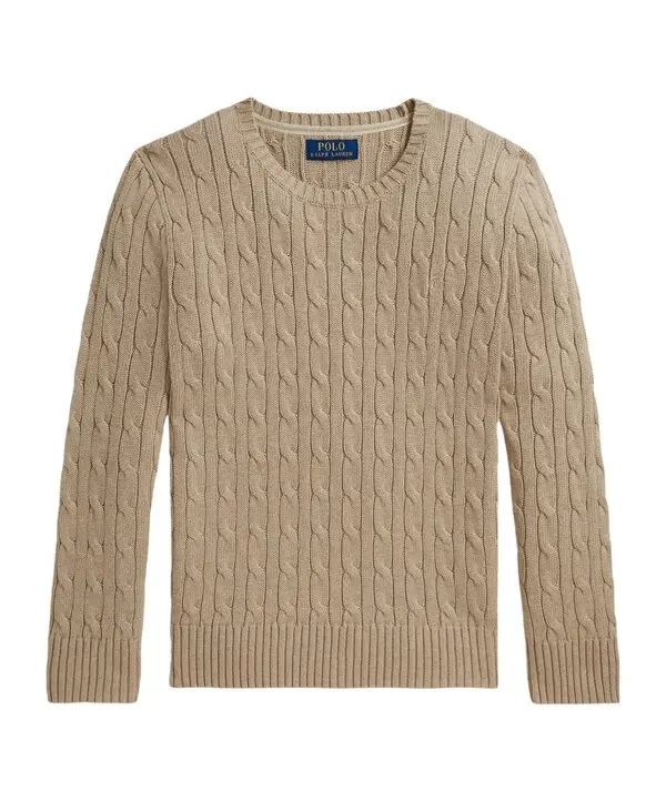 Polo Ralph Lauren Cable Knit Jumper - Nude