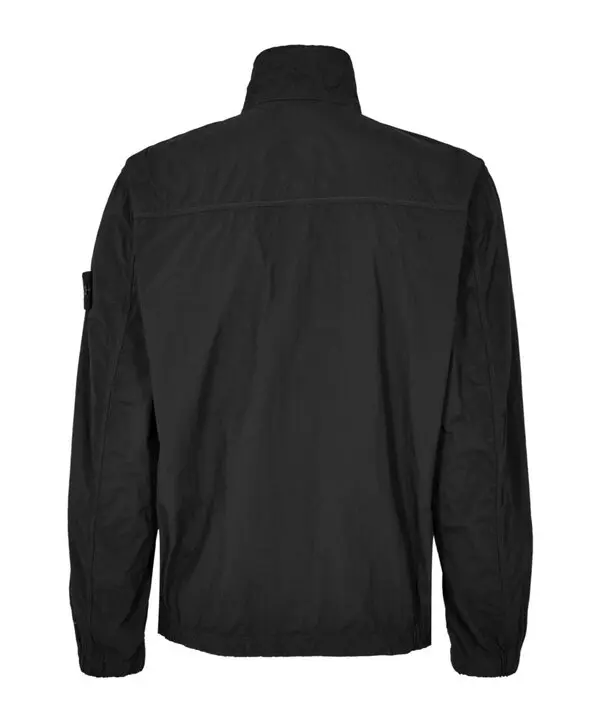 Stone Island Logo Patch Zip-up Casual Jacket