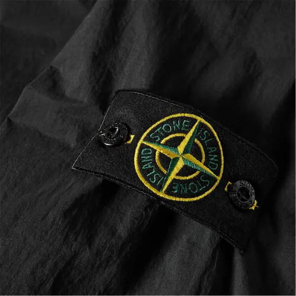 Stone Island Logo Patch Zip-up Casual Jacket