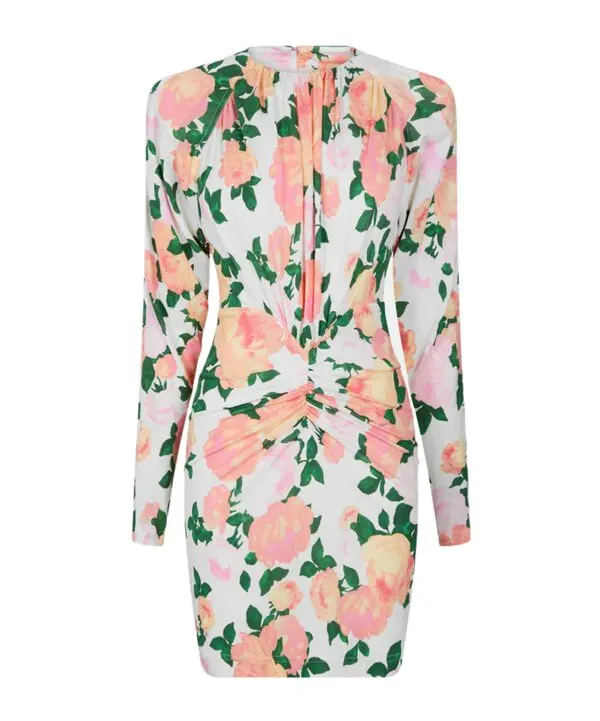 Stella McCartney Printed Crepe Mini Dress - Multicolor