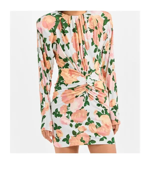 Stella McCartney Printed Crepe Mini Dress - Multicolor