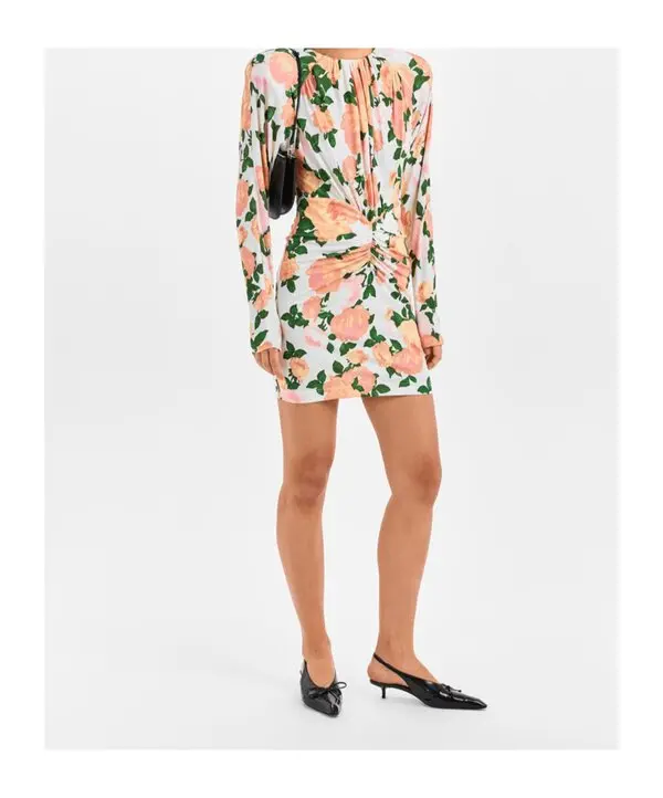 Stella McCartney Printed Crepe Mini Dress - Multicolor