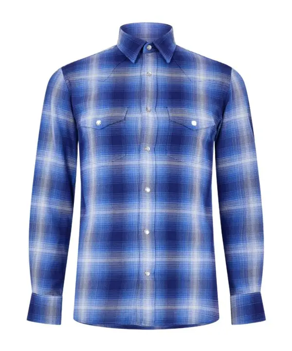 TOM FORD Western Long Sleeve Patterned Shirt