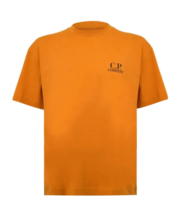 C.P. COMPANY Logo Crew Neck T-shirt