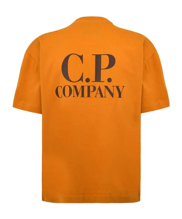 C.P. COMPANY Logo Crew Neck T-shirt