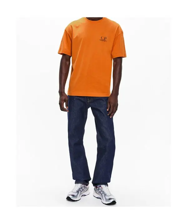 C.P. COMPANY Logo Crew Neck T-shirt