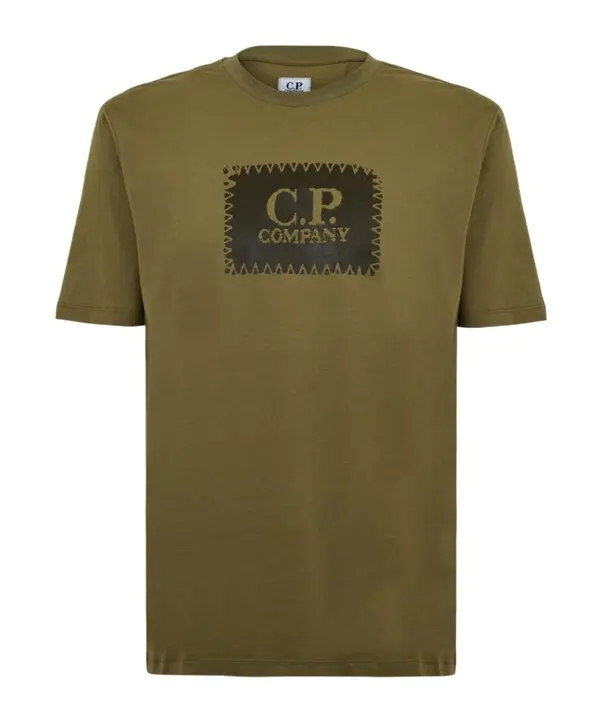 C.P. COMPANY Logo Crew Neck T-shirt