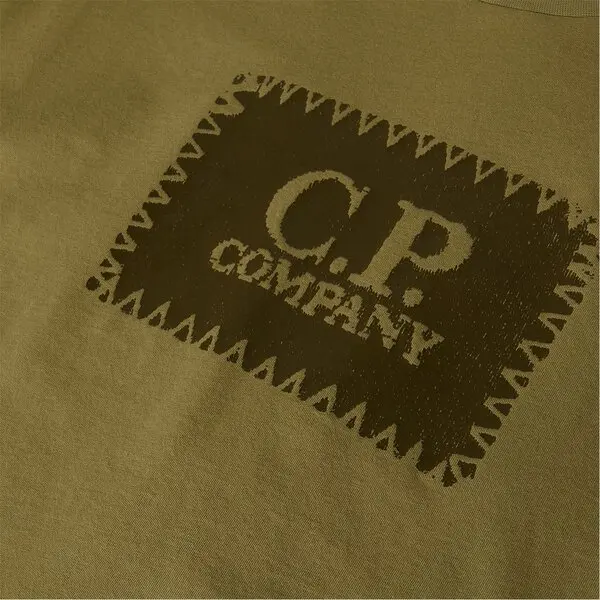C.P. COMPANY Logo Crew Neck T-shirt