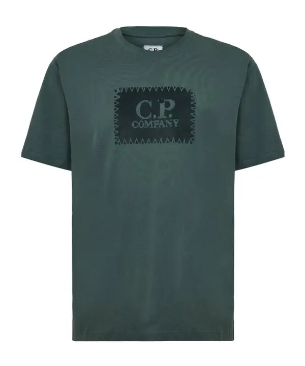 C.P. COMPANY Logo Crew Neck T-shirt