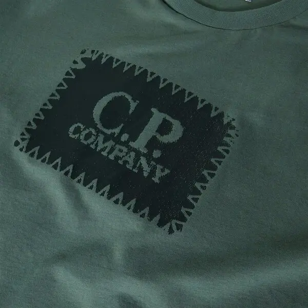 C.P. COMPANY Logo Crew Neck T-shirt