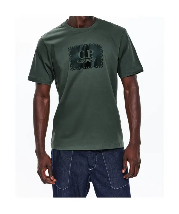 C.P. COMPANY Logo Crew Neck T-shirt