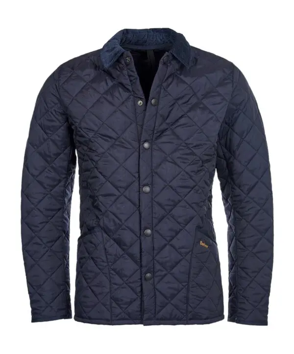 Barbour Quilted Long-sleeved Cotton Coat - Black