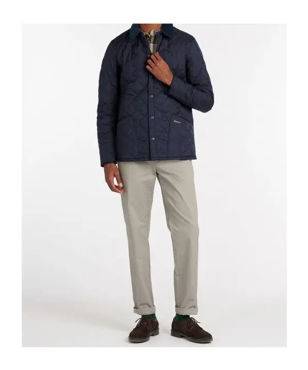 Barbour Quilted Long-sleeved Cotton Coat