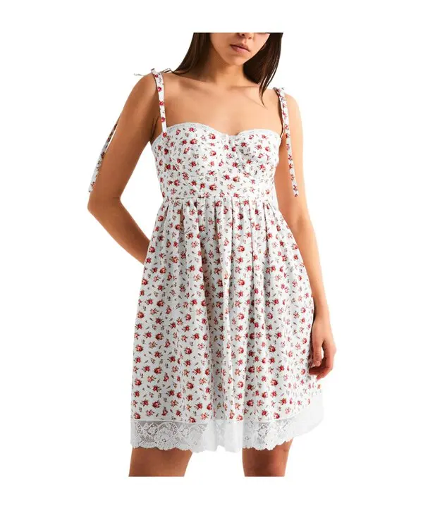 Dolce & Gabbana Floral Print Camisole Midi Dress