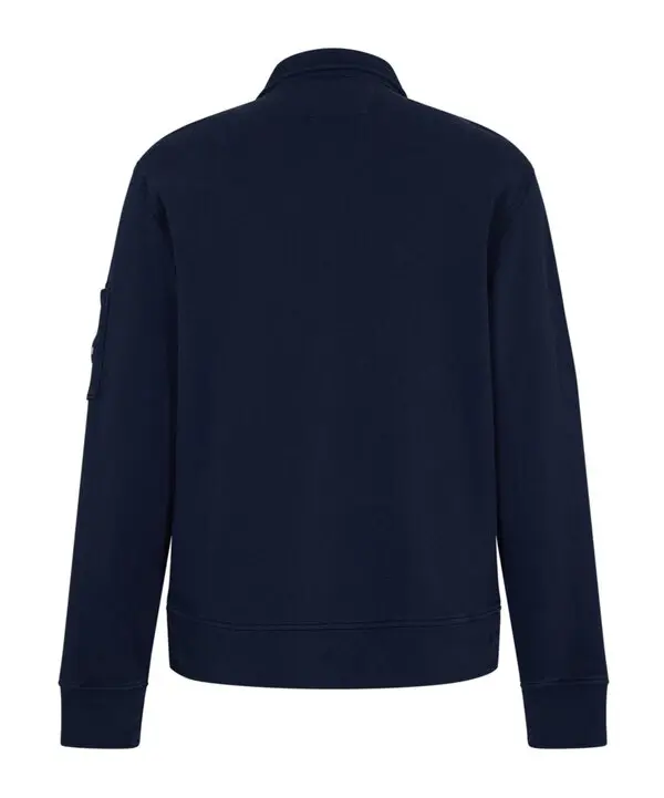 C.P. COMPANY Quarter Zip Fleece Sweatshirt